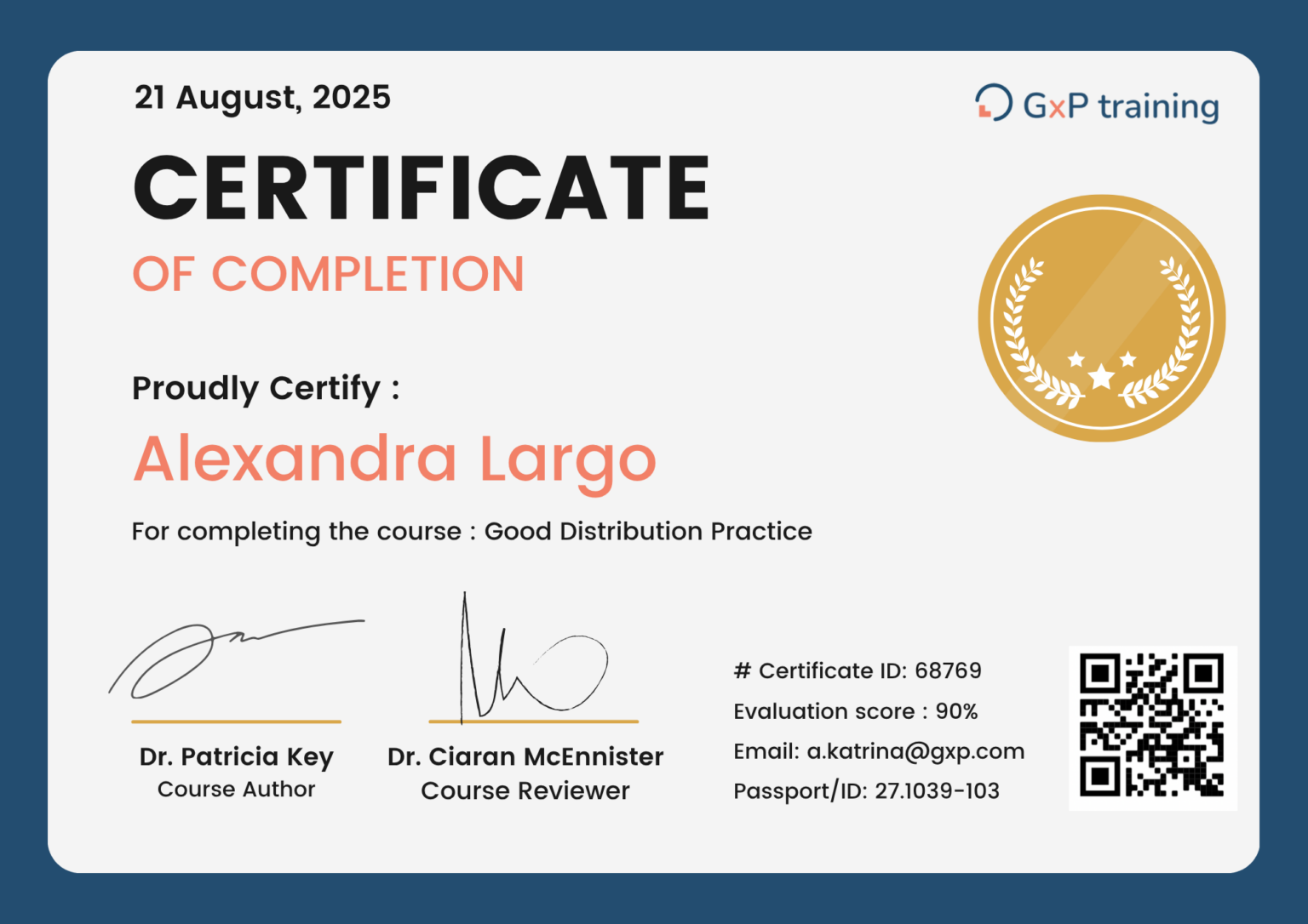 Good Clinical Laboratory Practice (‎GCLP)‎ - Online Certified Course
